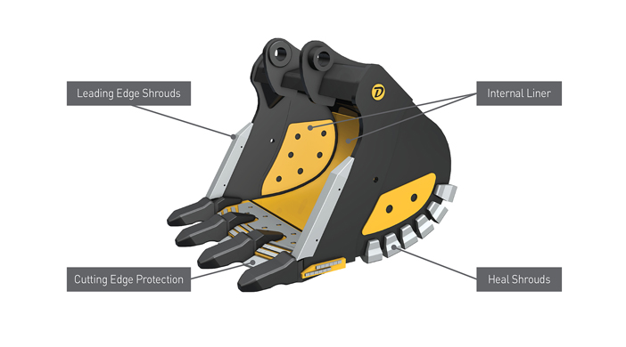 Powerdig Digging Buckets - Doherty - Couplers and Attachments - A ...